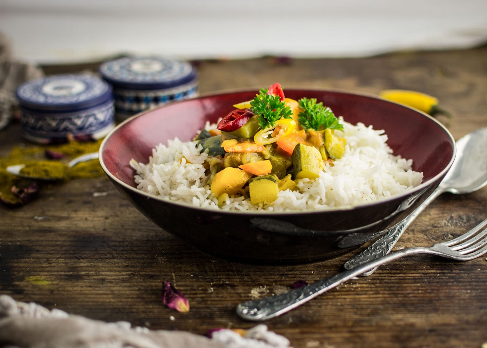 Caril de legumes | Cascais Foodlab